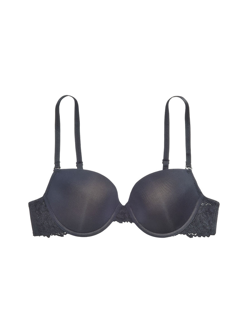 Grace Demi-Cup Bra, Petites, Push-Up, Smooth Cup, Removable Pads
