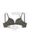 Iris Demi-Cup Bra, Petite, Contoured, Push-Up Bra, Smooth Cups